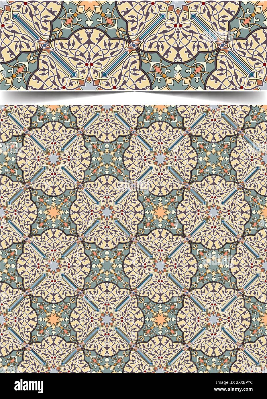 Luxury vector seamless pattern. Ornament, Traditional, Ethnic, Arabic ...