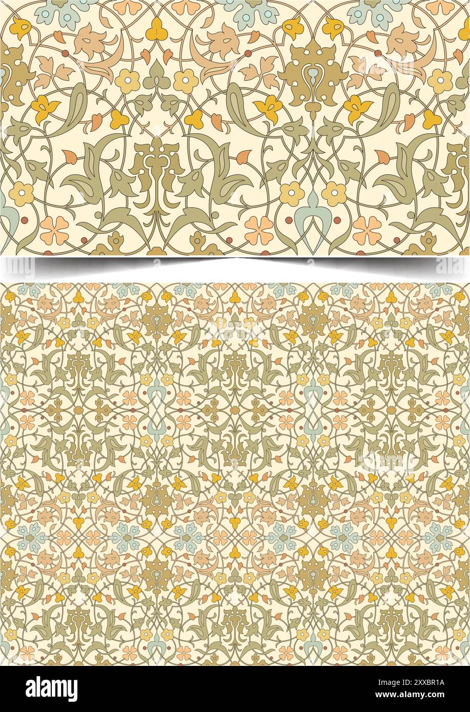 Luxury vector seamless pattern. Ornament, Traditional, Ethnic, Arabic ...