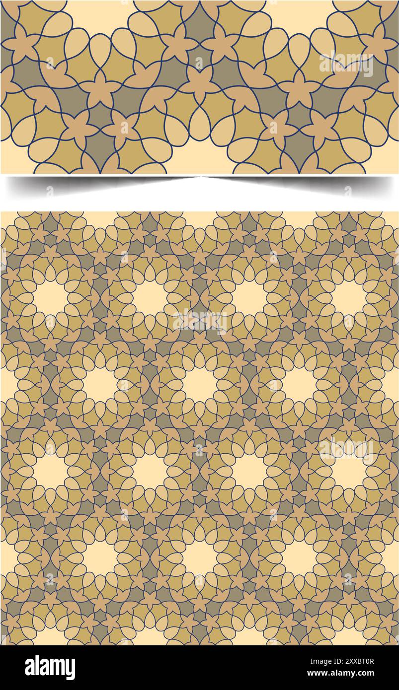 Luxury vector seamless pattern. Ornament, Traditional, Ethnic, Arabic ...