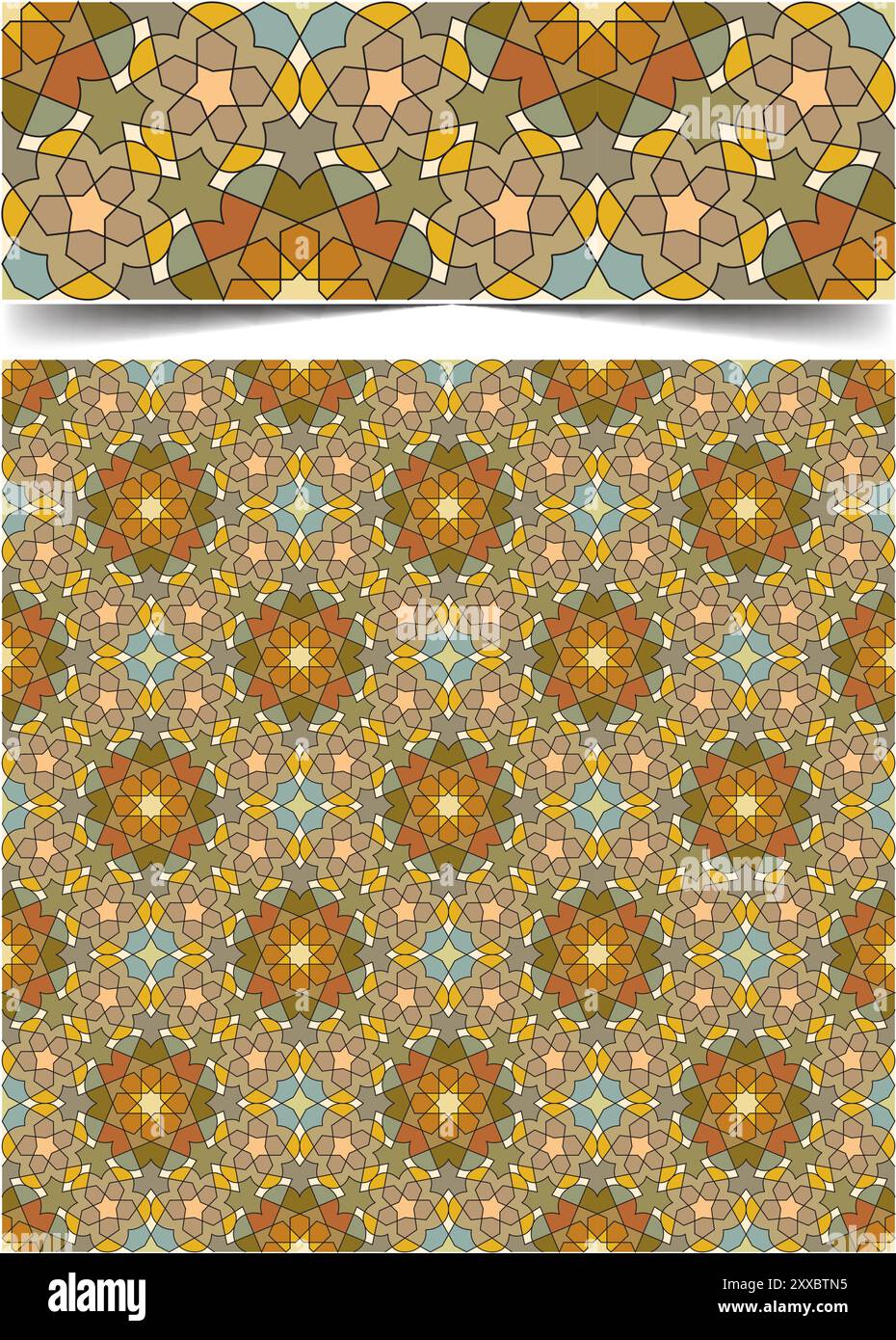 Luxury vector seamless pattern. Ornament, Traditional, Ethnic, Arabic ...