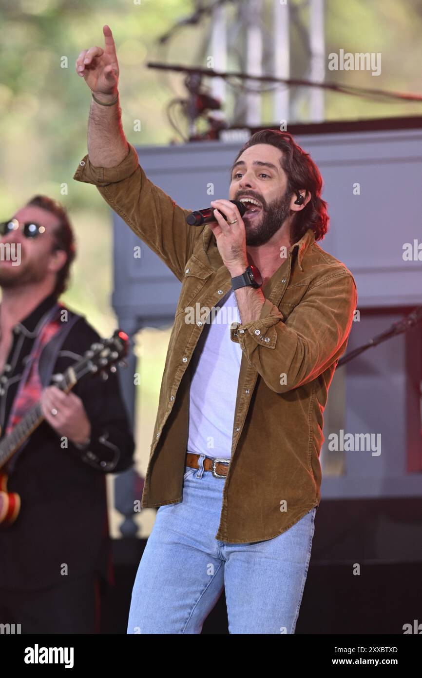 Thomas Rhett performs on NBC's "Today" at Rockefeller Plaza on August ...