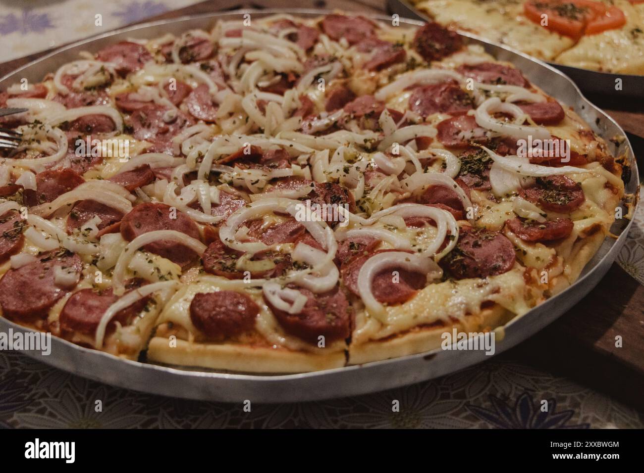 Delicious margherita pizza isolated hi-res stock photography and images ...