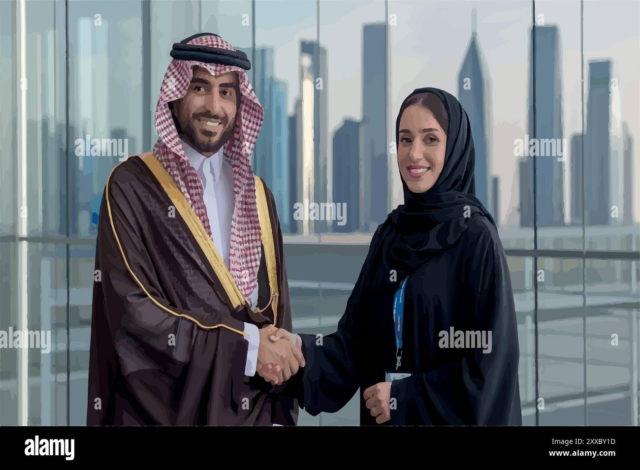 Business people in meetings Stock Vector Images - Alamy