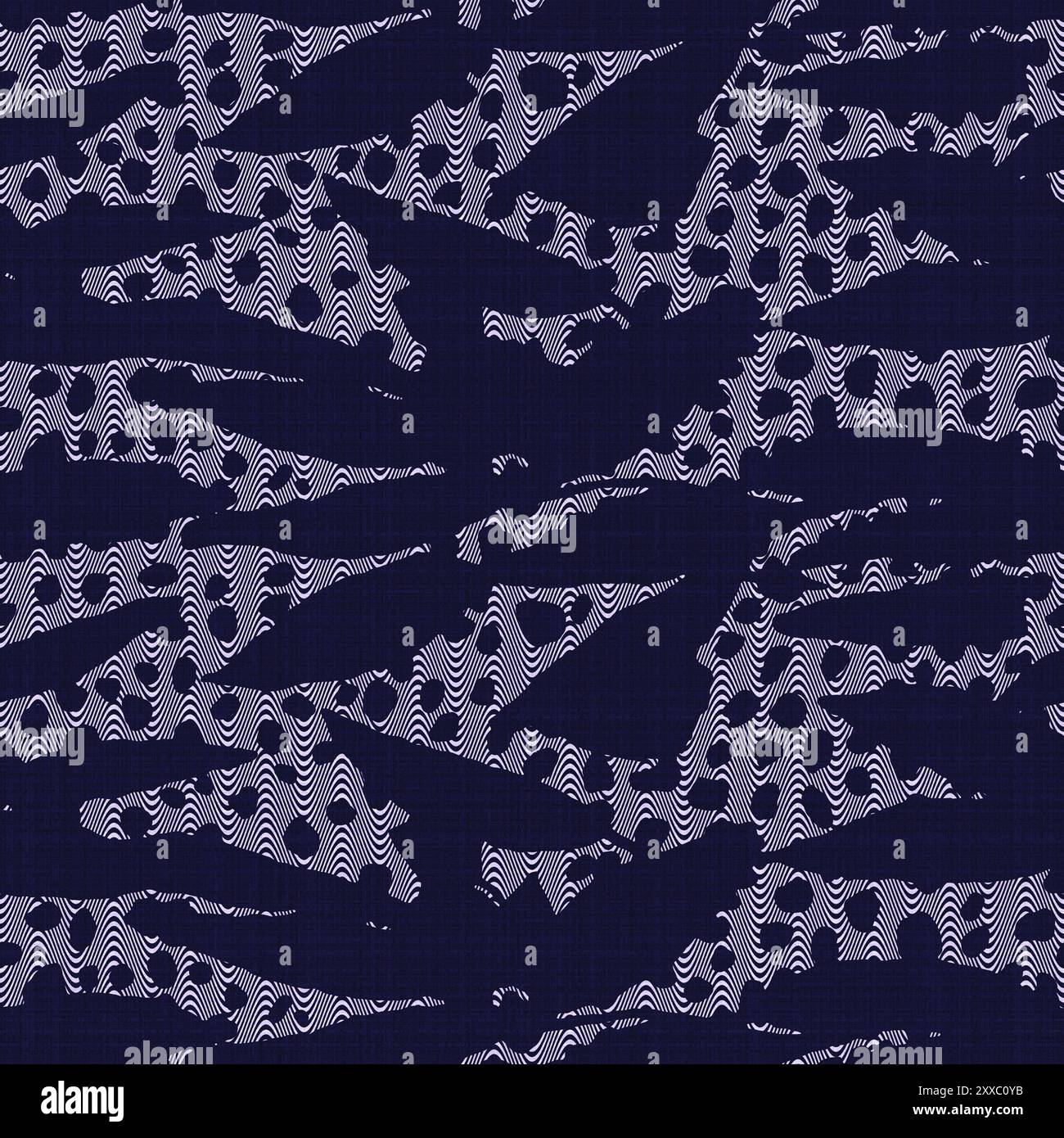 Dark purple camouflage flecked effect abstract seamless pattern ...