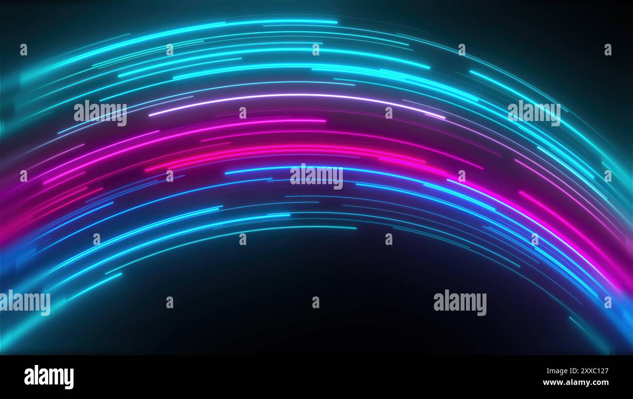 Fast glow lines. Computer generated 3d render Stock Photo - Alamy