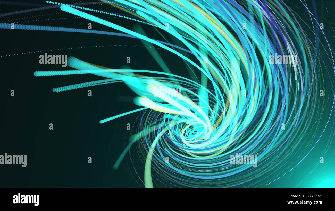 Abstract spiral lines. Computer generated 3d render Stock Photo - Alamy