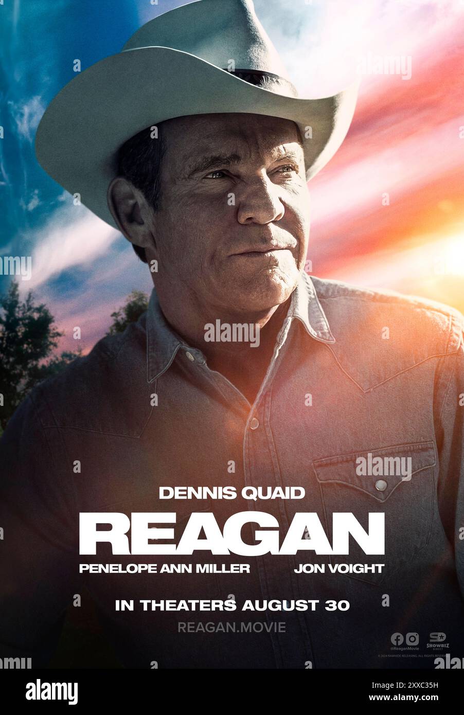 Reagan (2024) directed by Sean McNamara and starring Dennis Quaid, C ...