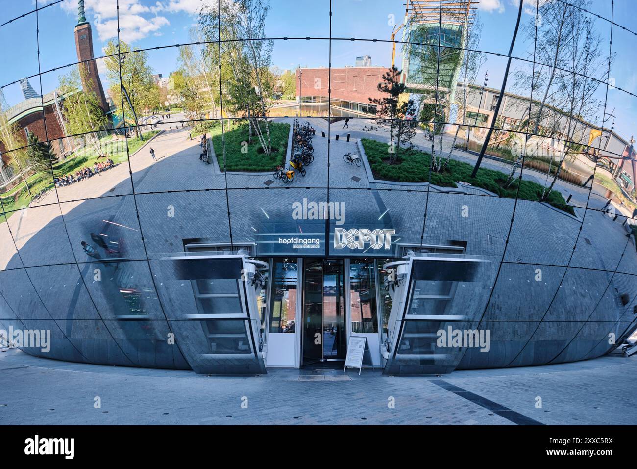 Rotterdam, Netherlands - April 10, 2024: Rotterdam The Depot building ...