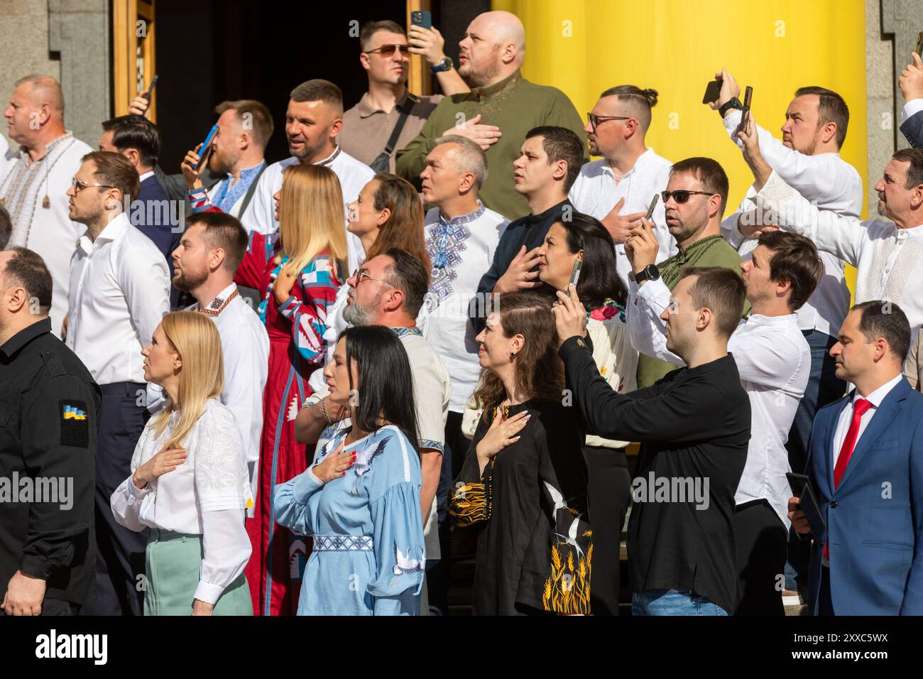 A group of people's deputies of the Supreme Rada of Ukraine are seen ...