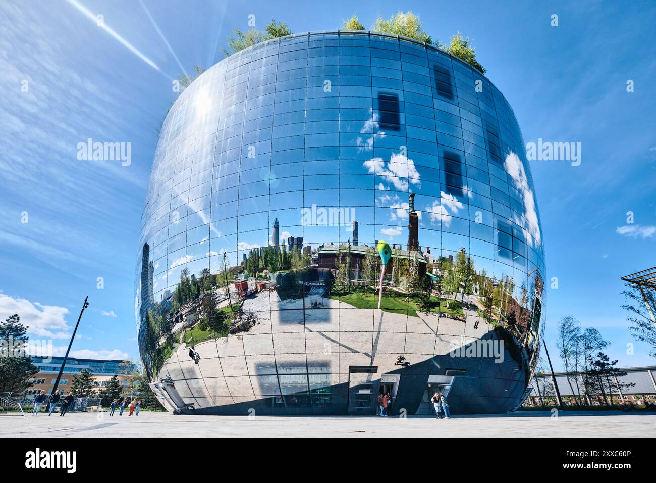 Rotterdam, Netherlands - April 10, 2024: Rotterdam The Depot building ...