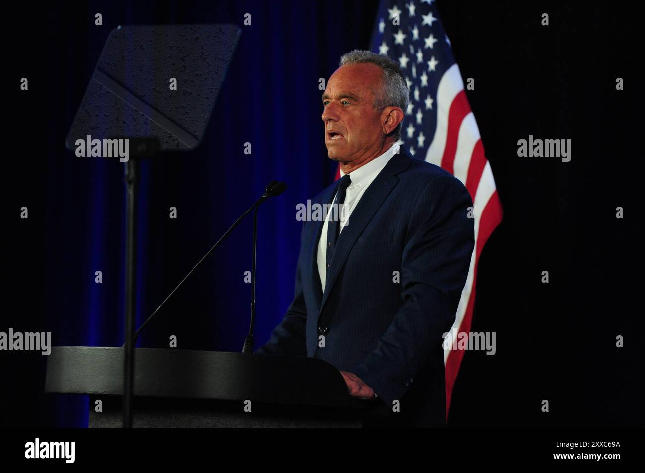 Phoenix, USA. 23rd Aug, 2024. Independent Presidential candidate Robert ...