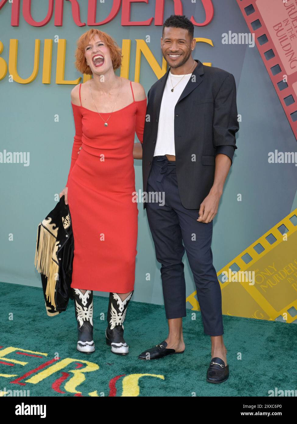 Los Angeles, California, USA. 22nd Aug, 2024. Jeffrey Bowyer-Chapman ...