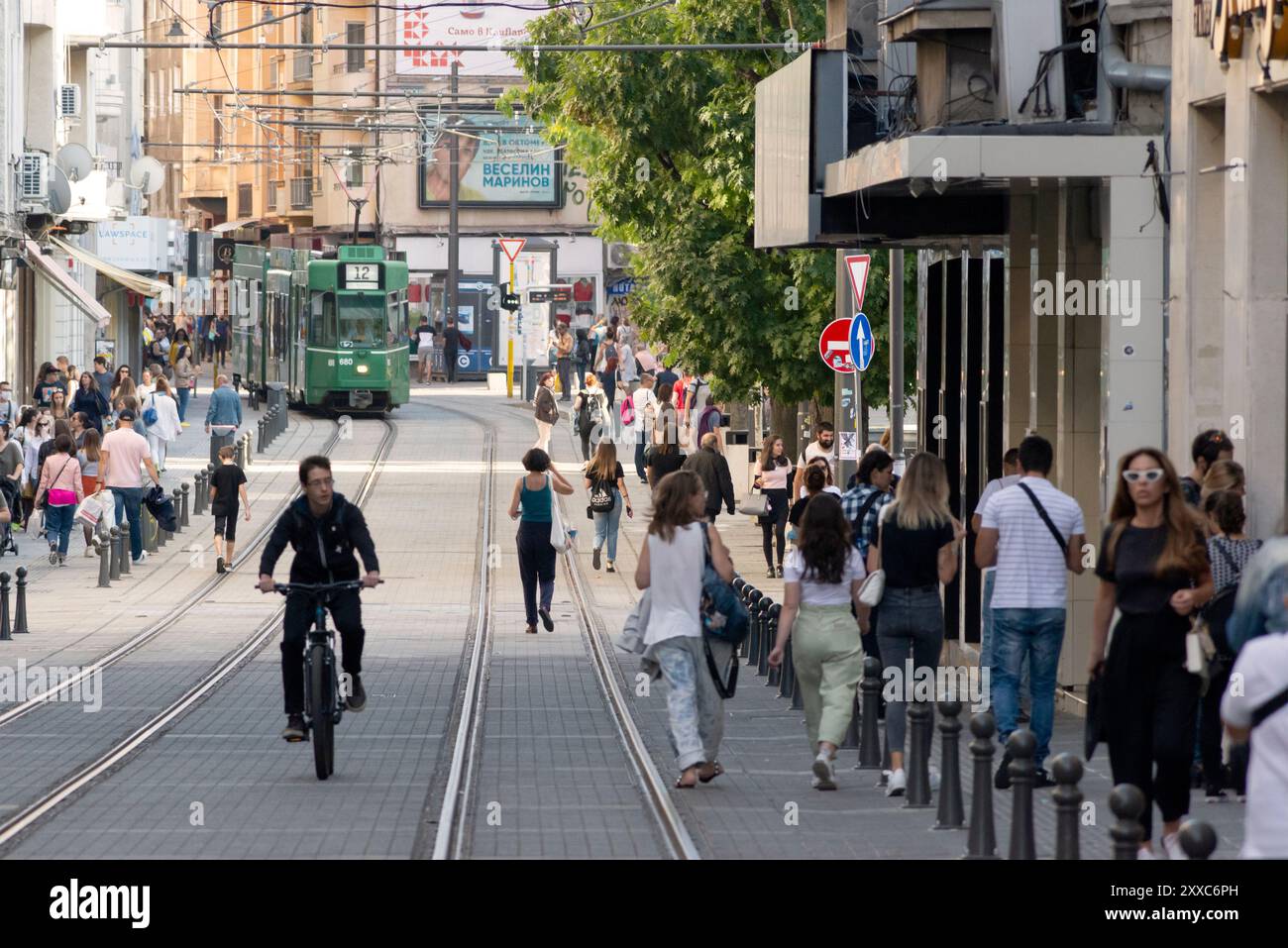 Busy lane sofia hi-res stock photography and images - Alamy