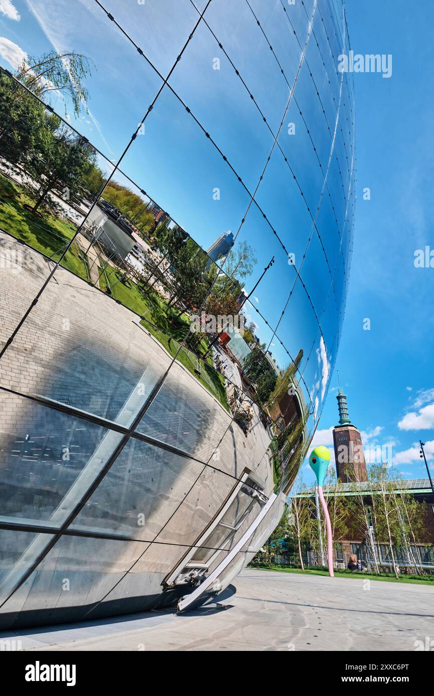 Rotterdam, Netherlands - April 10, 2024: Rotterdam The Depot building ...