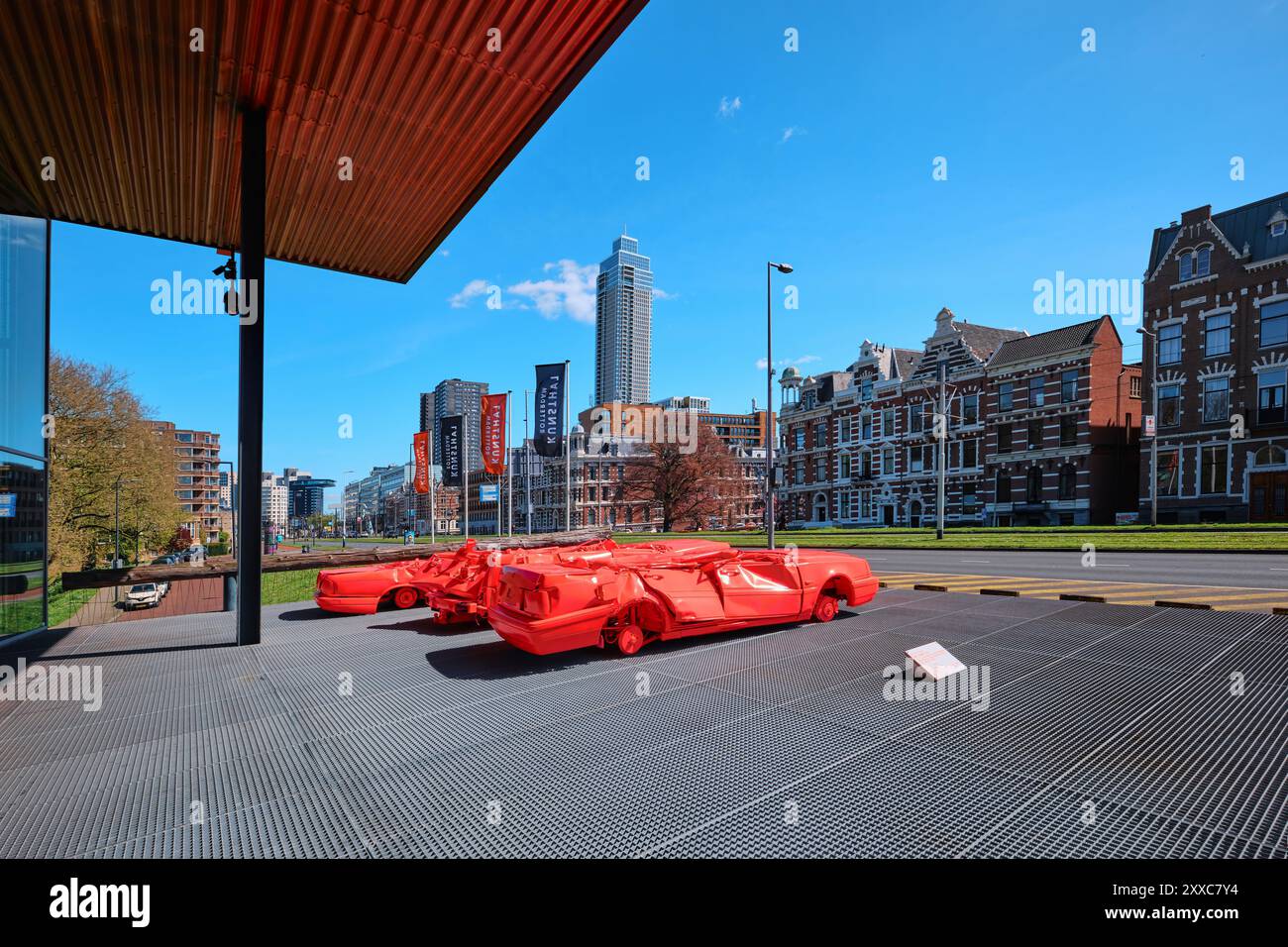 Rotterdam, Netherlands - April 10, 2024: The Kunsthal museum in ...