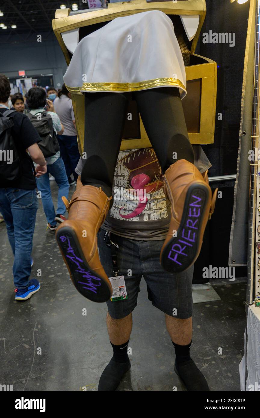 New York, NY, USA. 23rd Aug, 2024. Cosplayers showed up as their ...