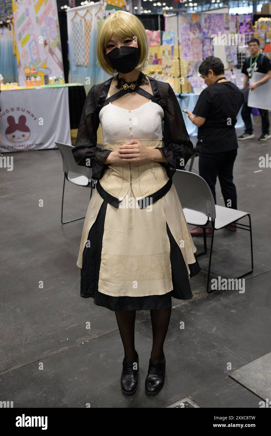 New York, NY, USA. 23rd Aug, 2024. Cosplayers showed up as their ...