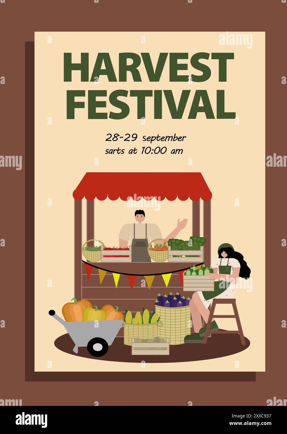 Poster stall Stock Vector Images - Alamy