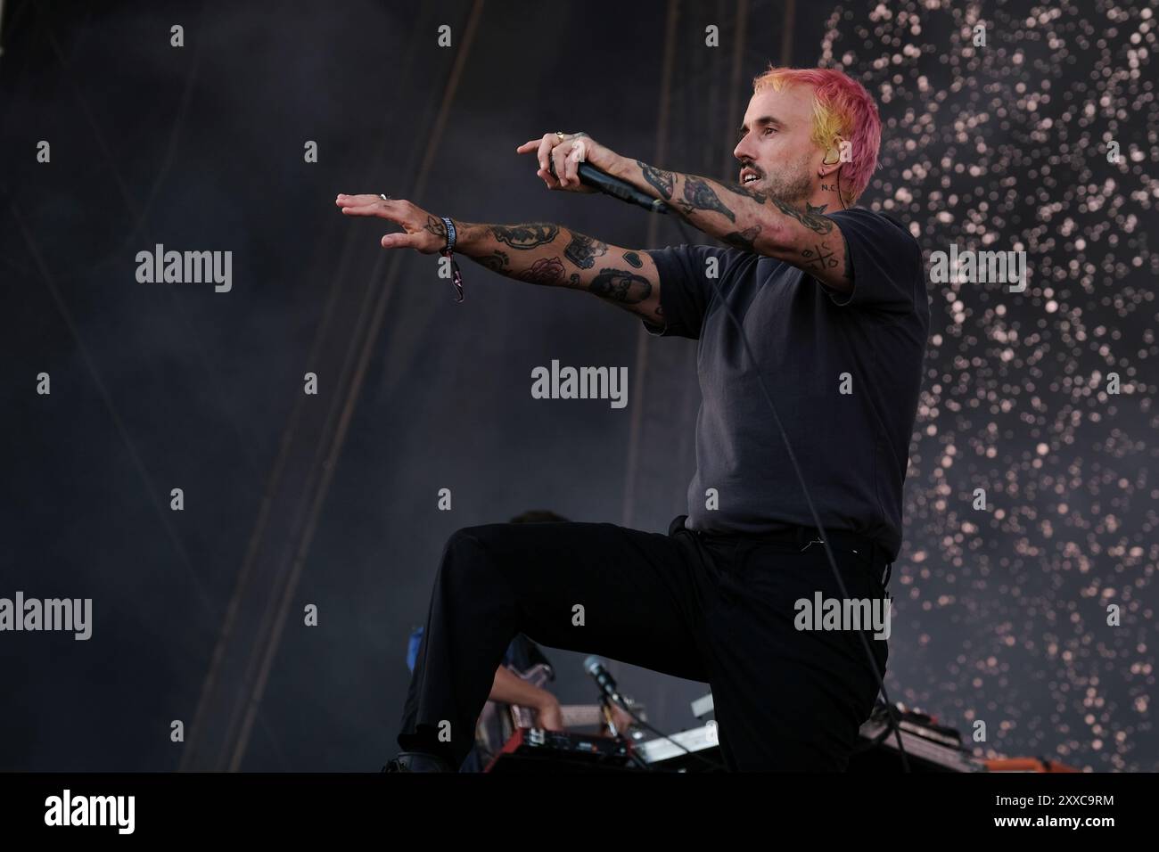Southsea, UK. 23rd Aug, 2024. British singer and songwriter Joseph ...