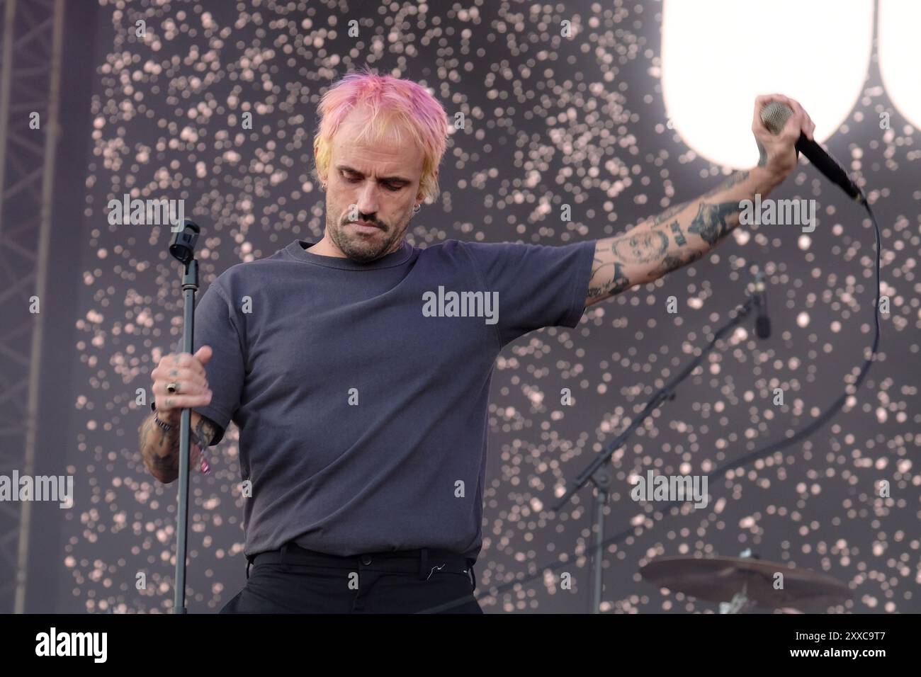 Southsea, UK. 23rd Aug, 2024. British singer and songwriter Joseph ...