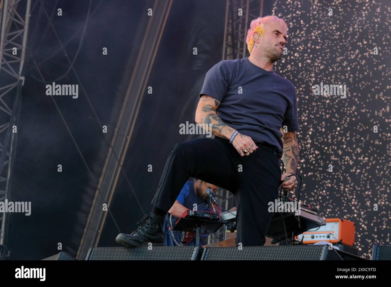 Southsea, UK. 23rd Aug, 2024. British singer and songwriter Joseph ...