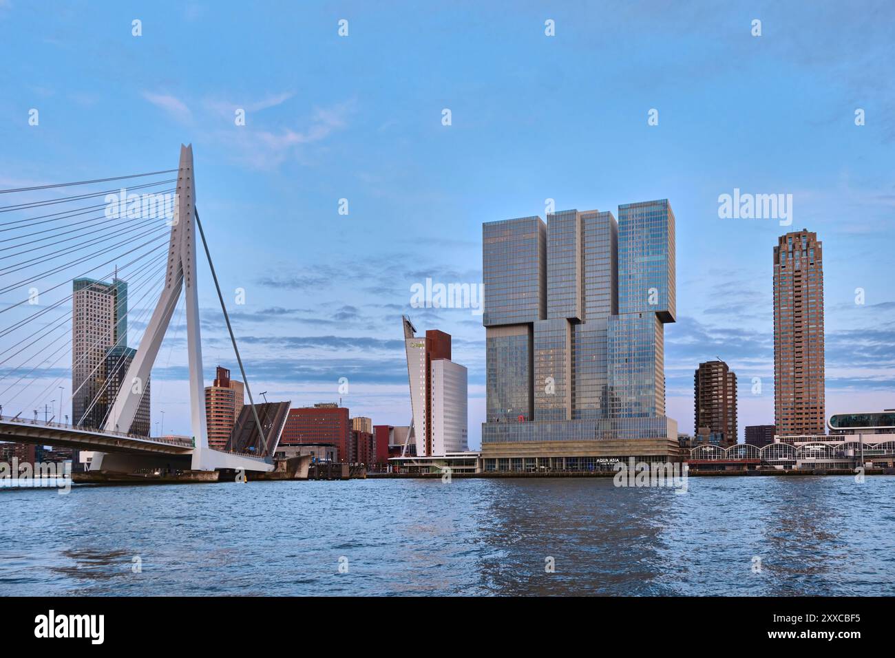 Rotterdam, Netherlands - April 10, 2024: Cityscape of Rotterdam ...