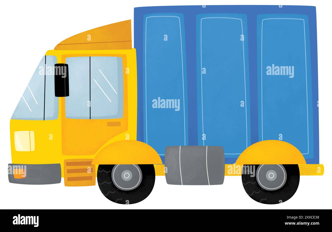 Cartoon tow truck hi-res stock photography and images - Alamy