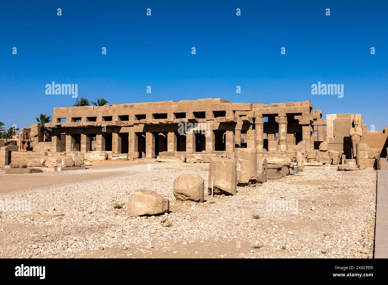 Karnak Temple, Amun temple, Akh Menu of Tuthmosis iii(Festival Hall ...