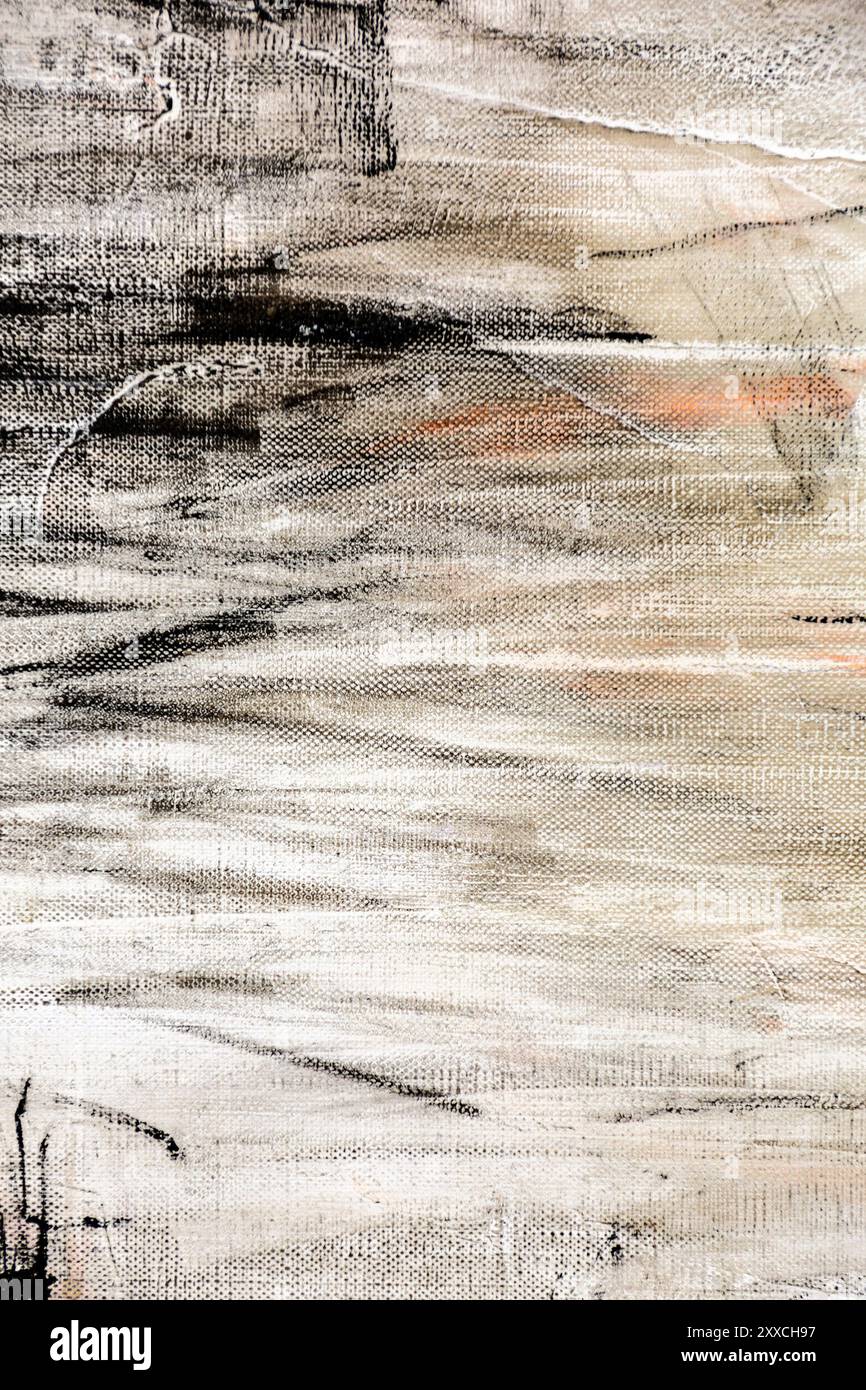 Painted canvas fragment, abstract art painting detail texture ...