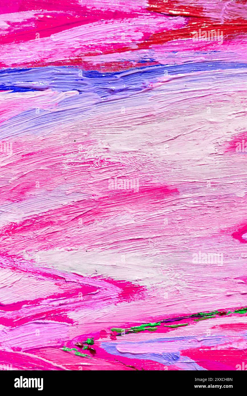 Painted canvas fragment, abstract art painting detail texture ...