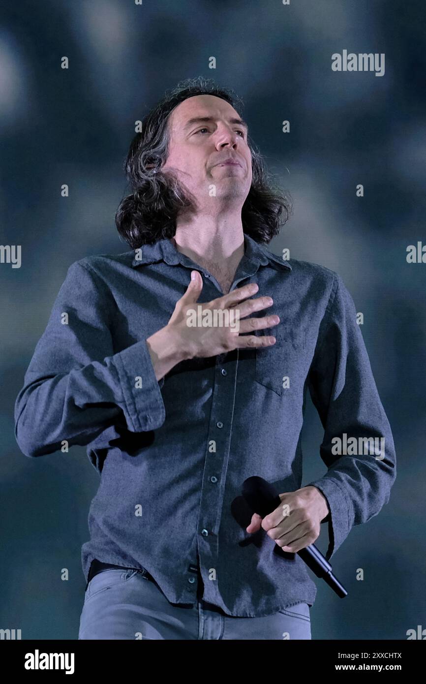 Southsea, UK. 23rd Aug, 2024. Irish born musician Gareth John Lightbody ...