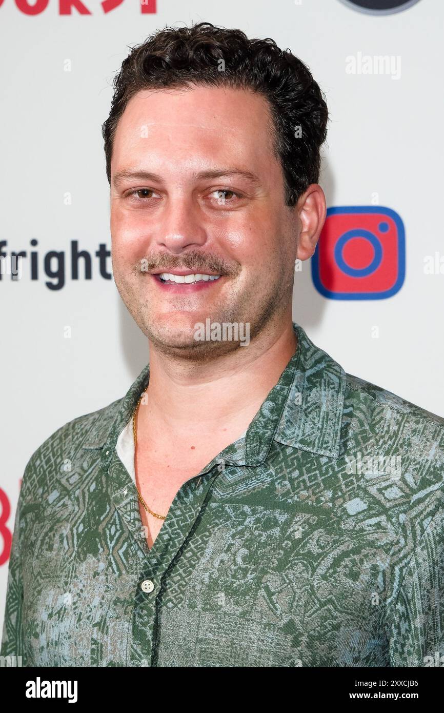 London, UK. 23rd Aug, 2024. Composer: Van Hughes photographed on the ...