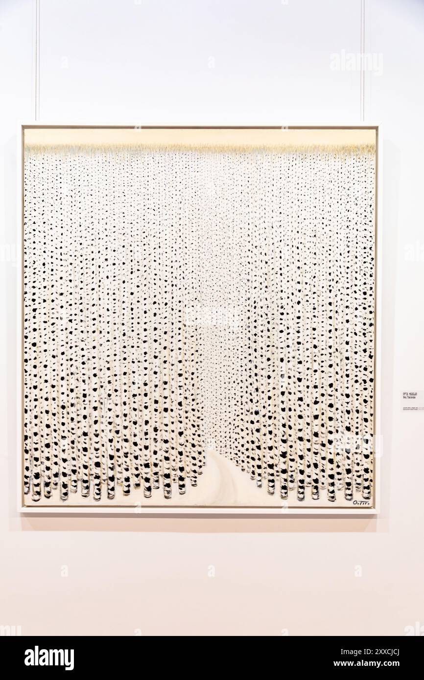 Tbilisi, Georgia - 14 AUG, 2024: Artworks by Georgian artists displayed ...