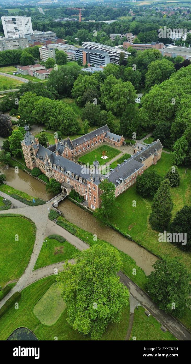 Drone photo kasteel arenberg hi-res stock photography and images - Alamy