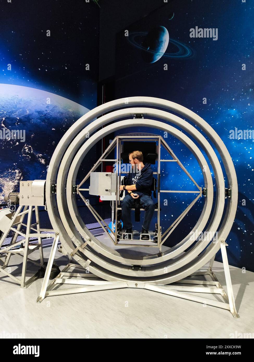 Euro Space Center, Belgium - April 25 2024: Astronaut Gyroscope ...