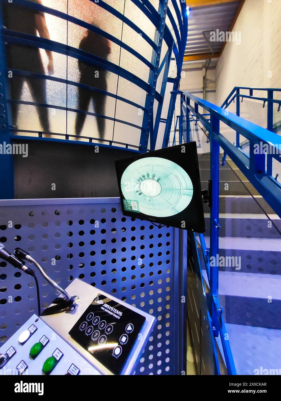 Euro Space Center, Belgium - April 25 2024: Control Panel and ...