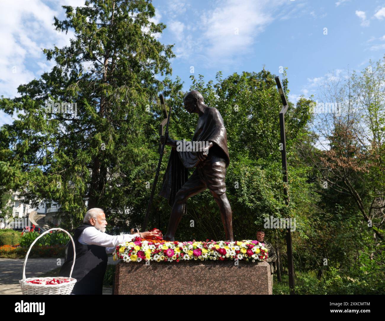 Kyiv, Ukraine. 23rd Aug, 2024. Indian Prime Minister Narendra Modi ...