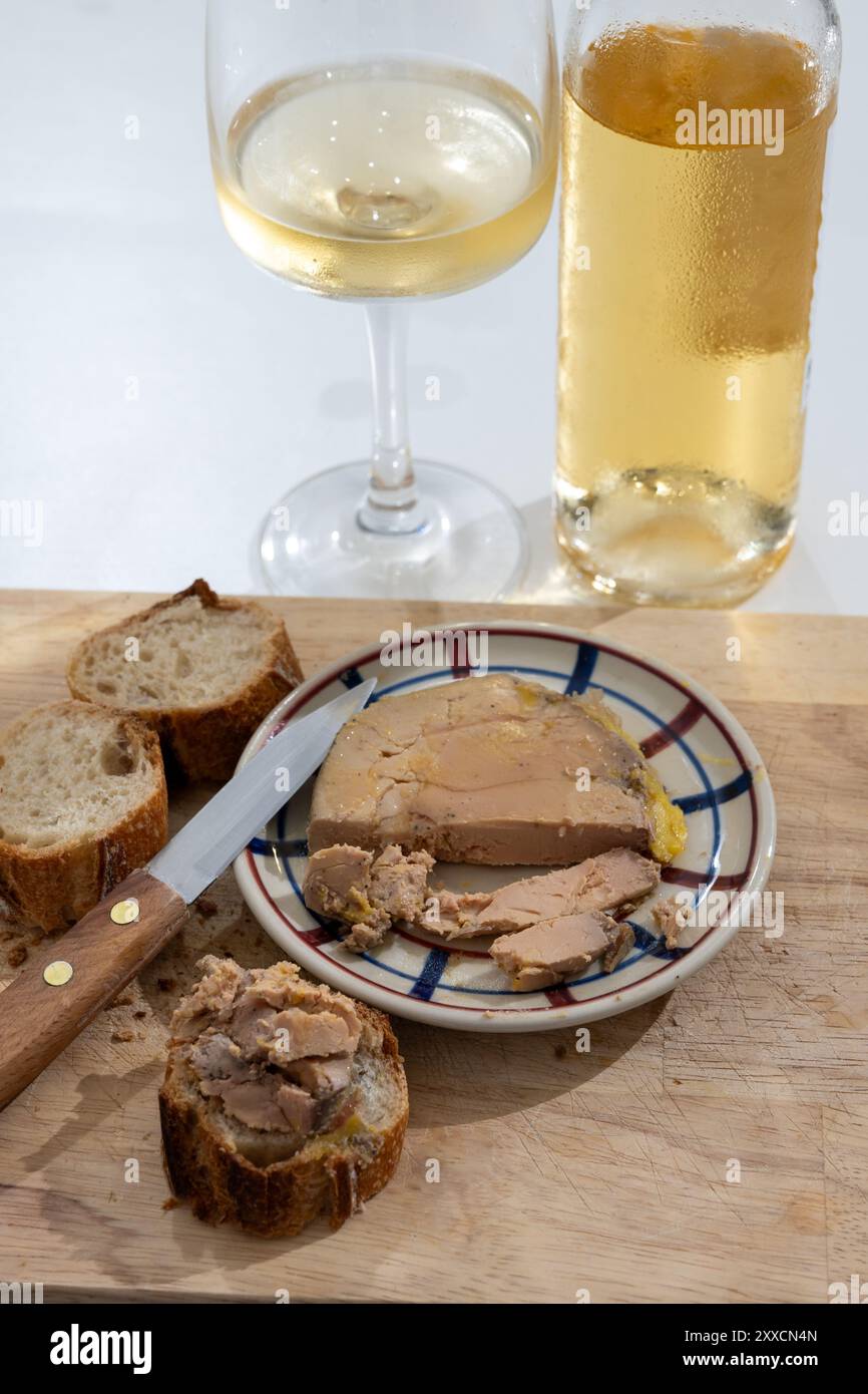 Starter dish Foie gras fat liver specialty food product made of liver ...