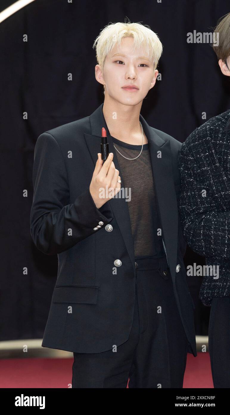Seoul, South Korea. 23rd Aug, 2024. South Korean singer Hoshi, member ...