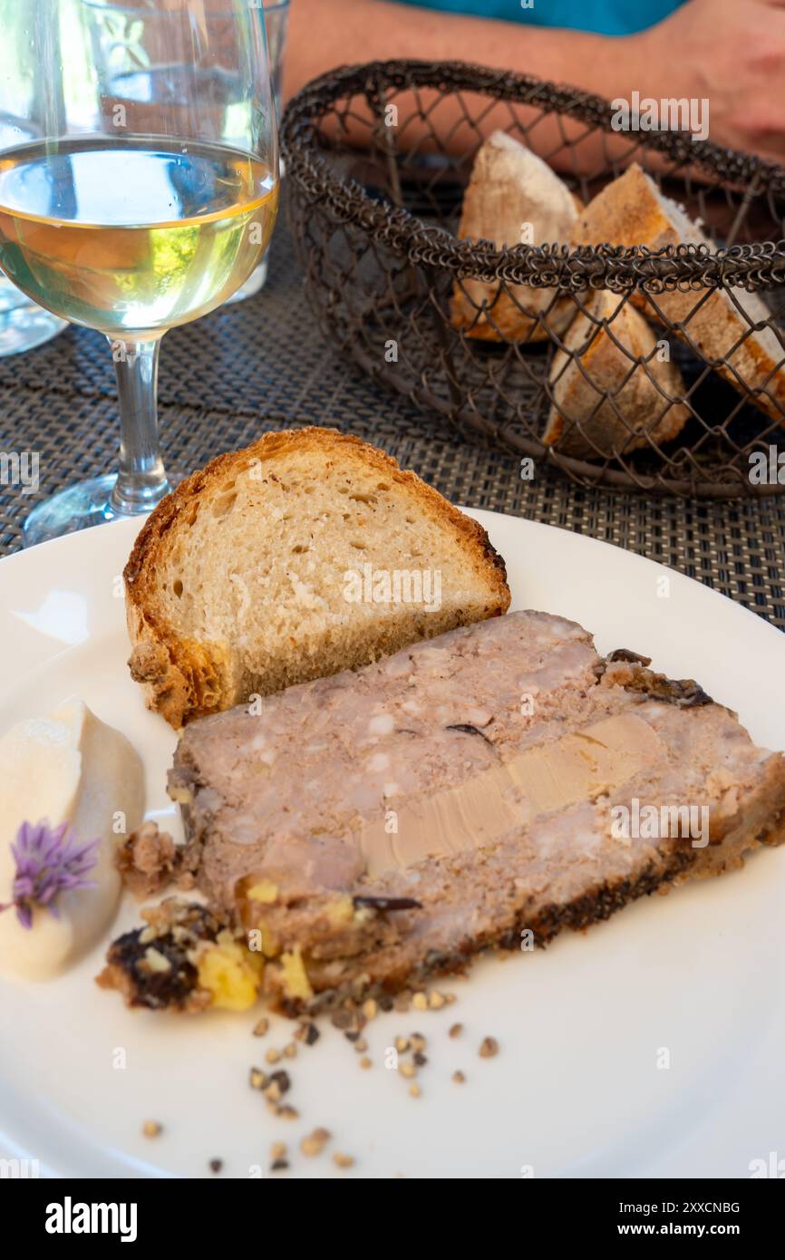 Terrine foie gras fat liver specialty food product made of liver of a ...