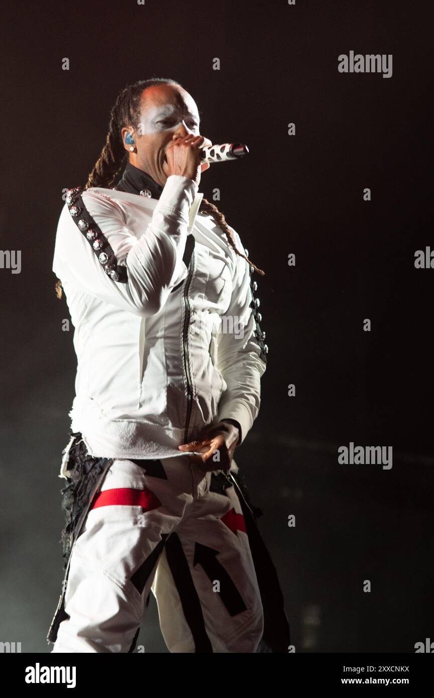 Reading, Berkshire, United Kingdom. 23rd August 2024. The Prodigy's set ...