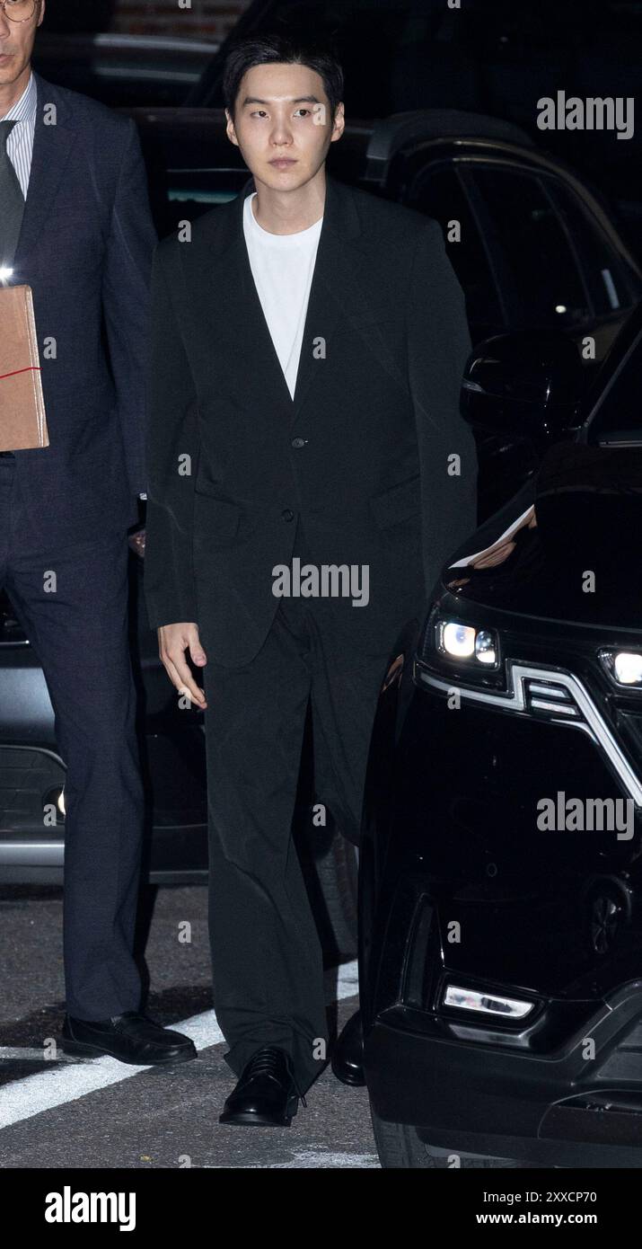 Seoul, South Korea. 23rd Aug, 2024. South Korean K-pop Band BTS Member ...