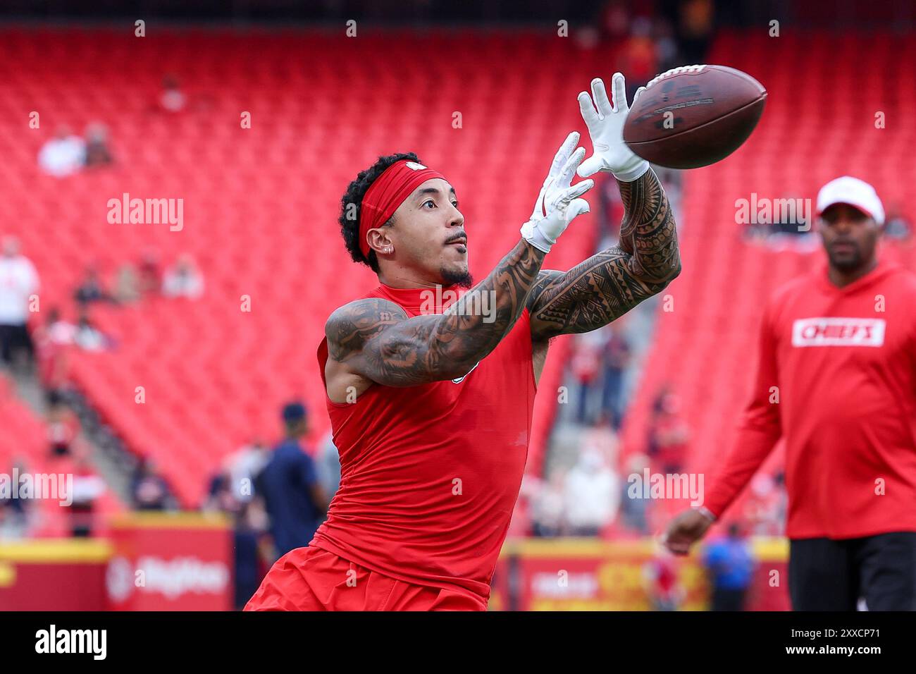 August 22, 2024: Kansas City Chiefs wide receiver Nikko Remigio (81 ...