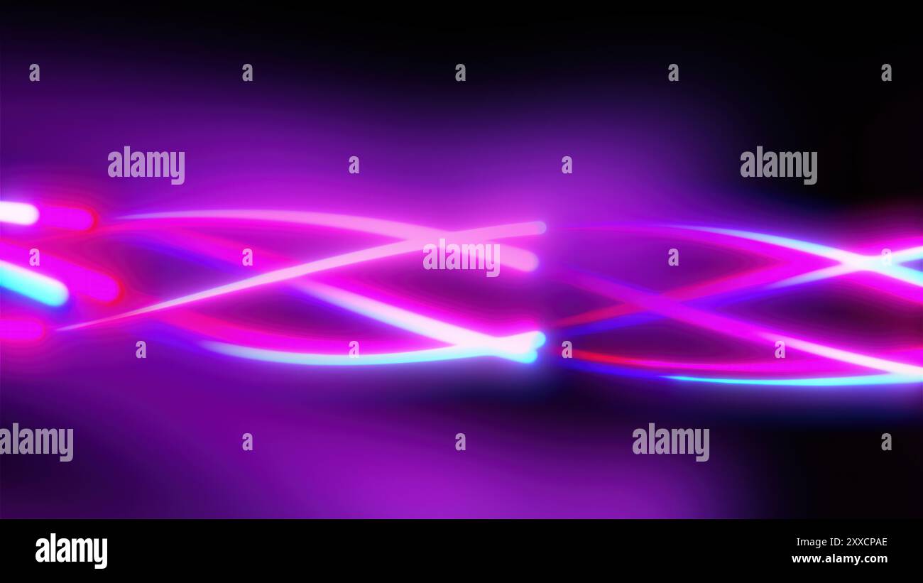 Glowing wavy lines animation loop hi-res stock photography and images ...