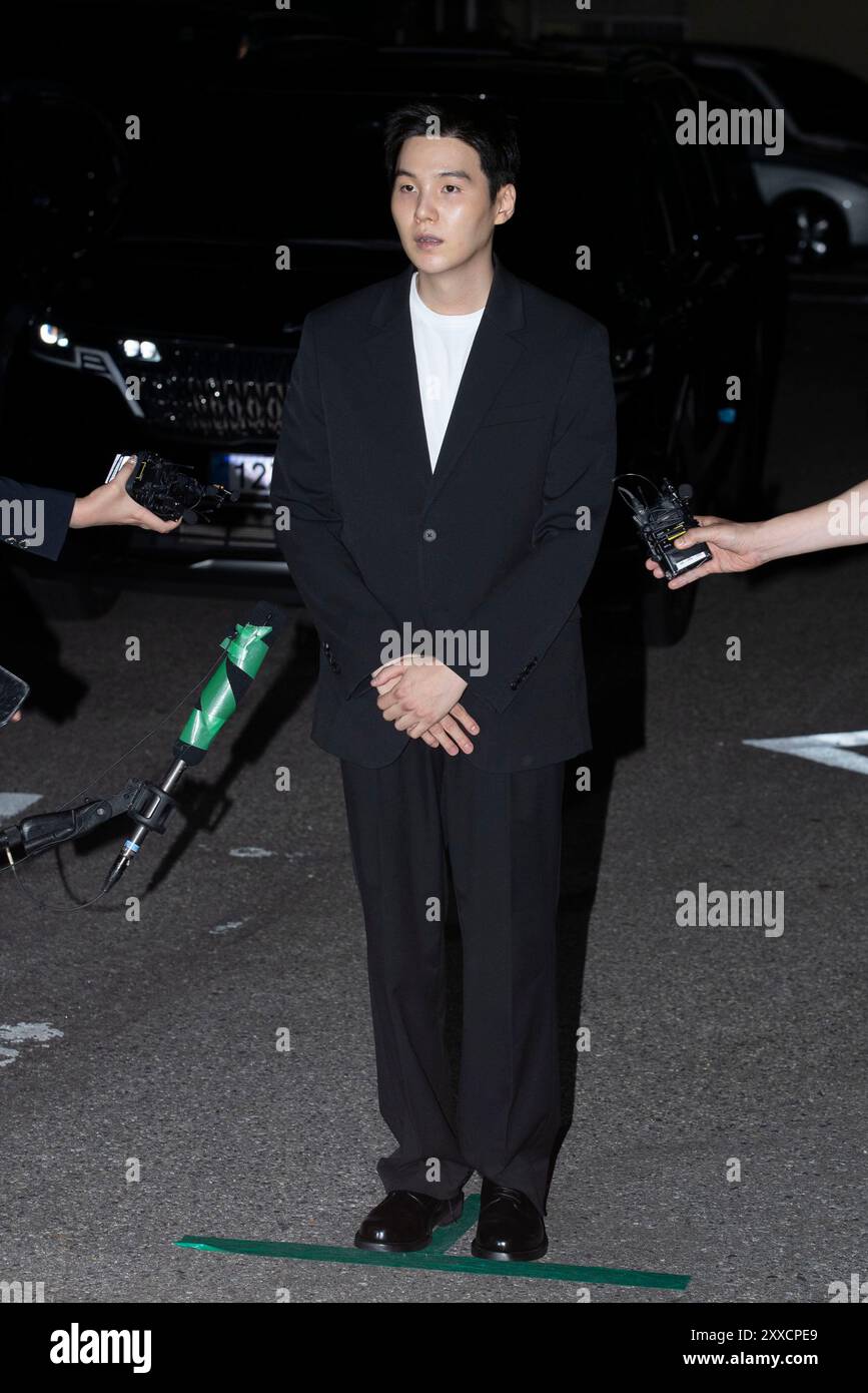 Seoul, South Korea. 23rd Aug, 2024. South Korean K-pop Band BTS Member ...