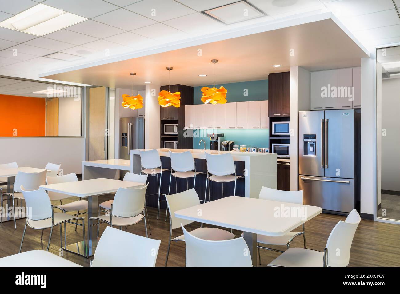 Lowered soffit over kitchen area hi-res stock photography and images ...