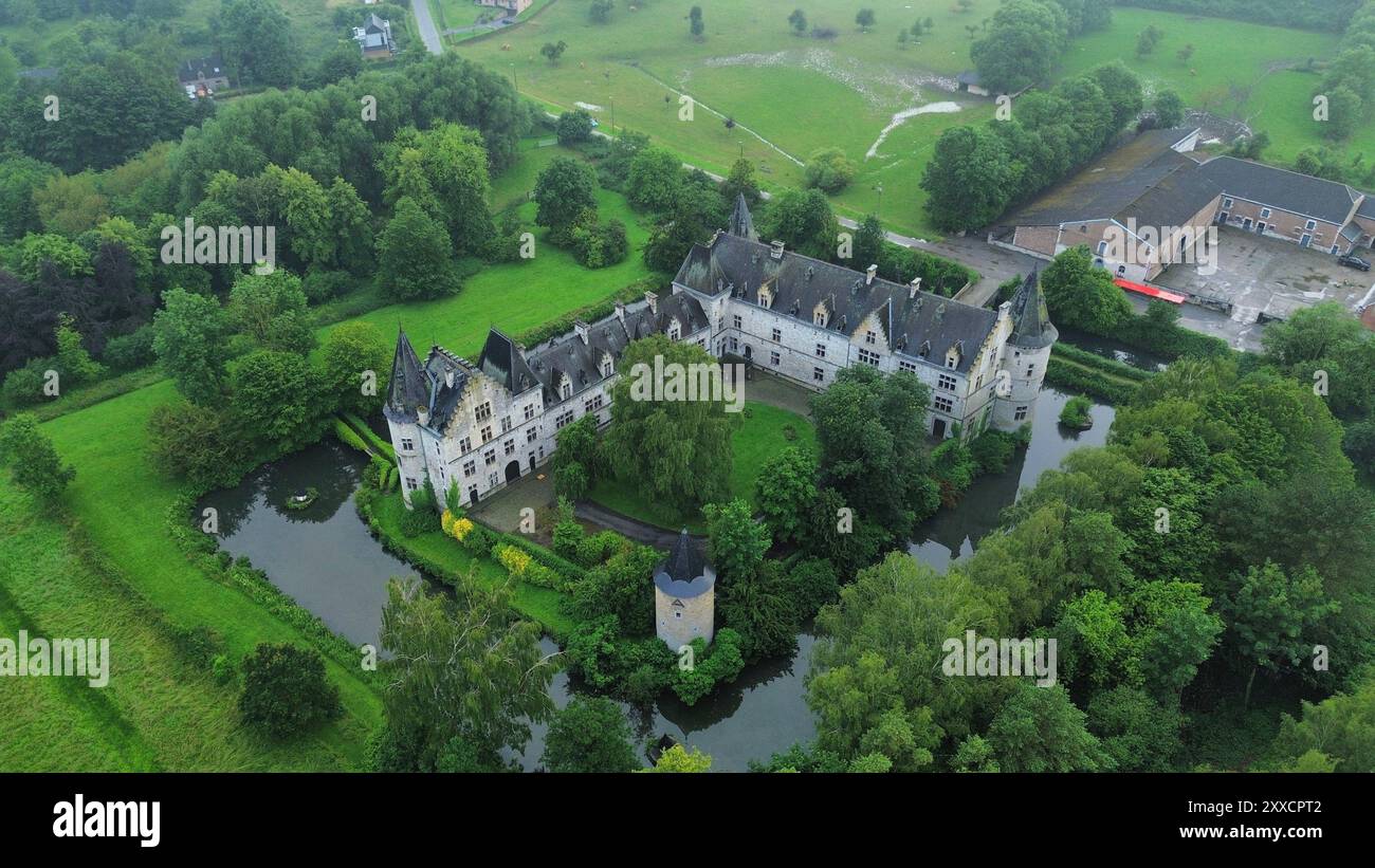 Drone photo chateau de fallais hi-res stock photography and images - Alamy