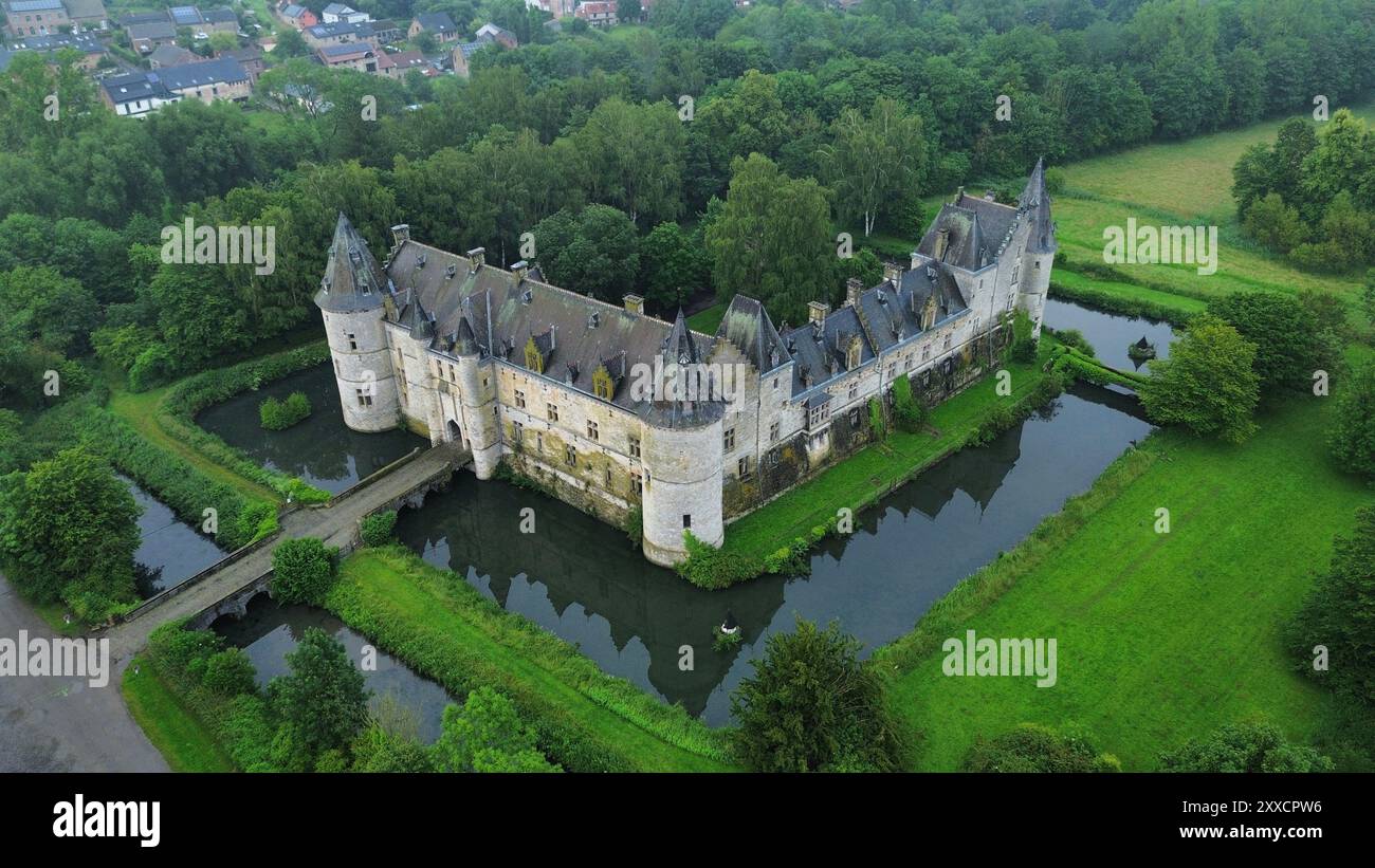 Drone photo chateau de fallais hi-res stock photography and images - Alamy
