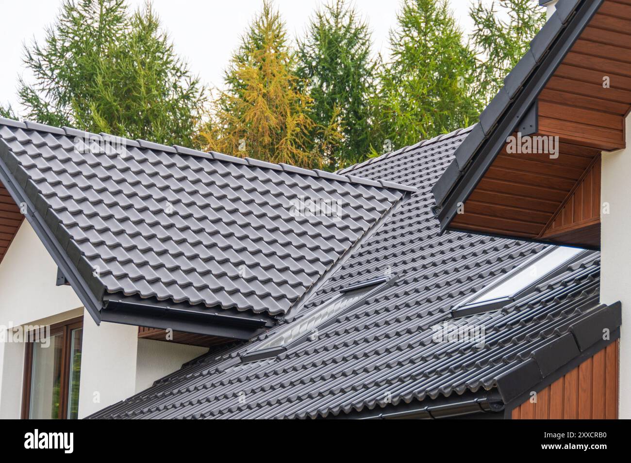 Pitched roofs hi-res stock photography and images - Alamy