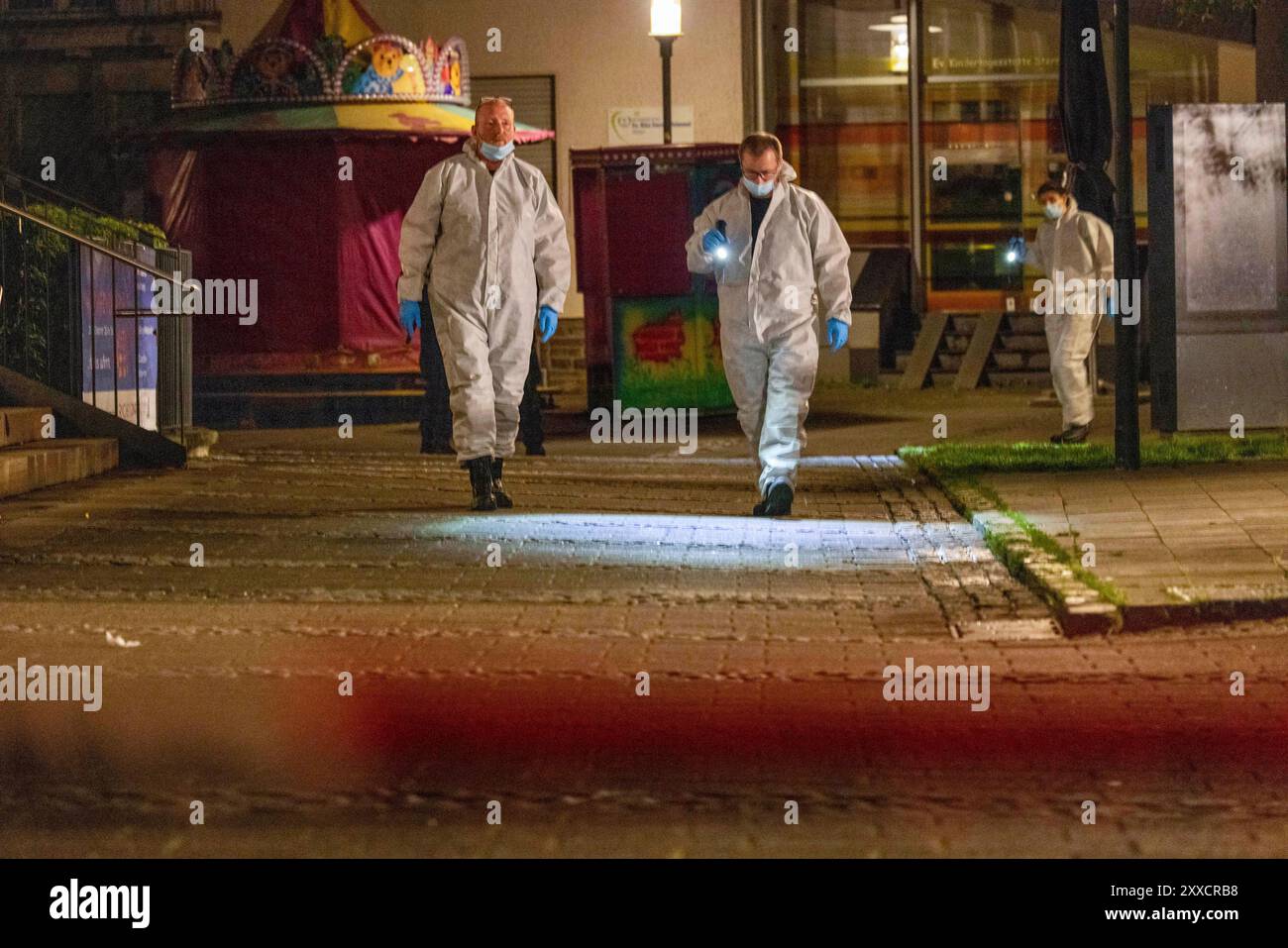 Investigators respond early Saturday, Aug. 24, 2024, after multiple ...